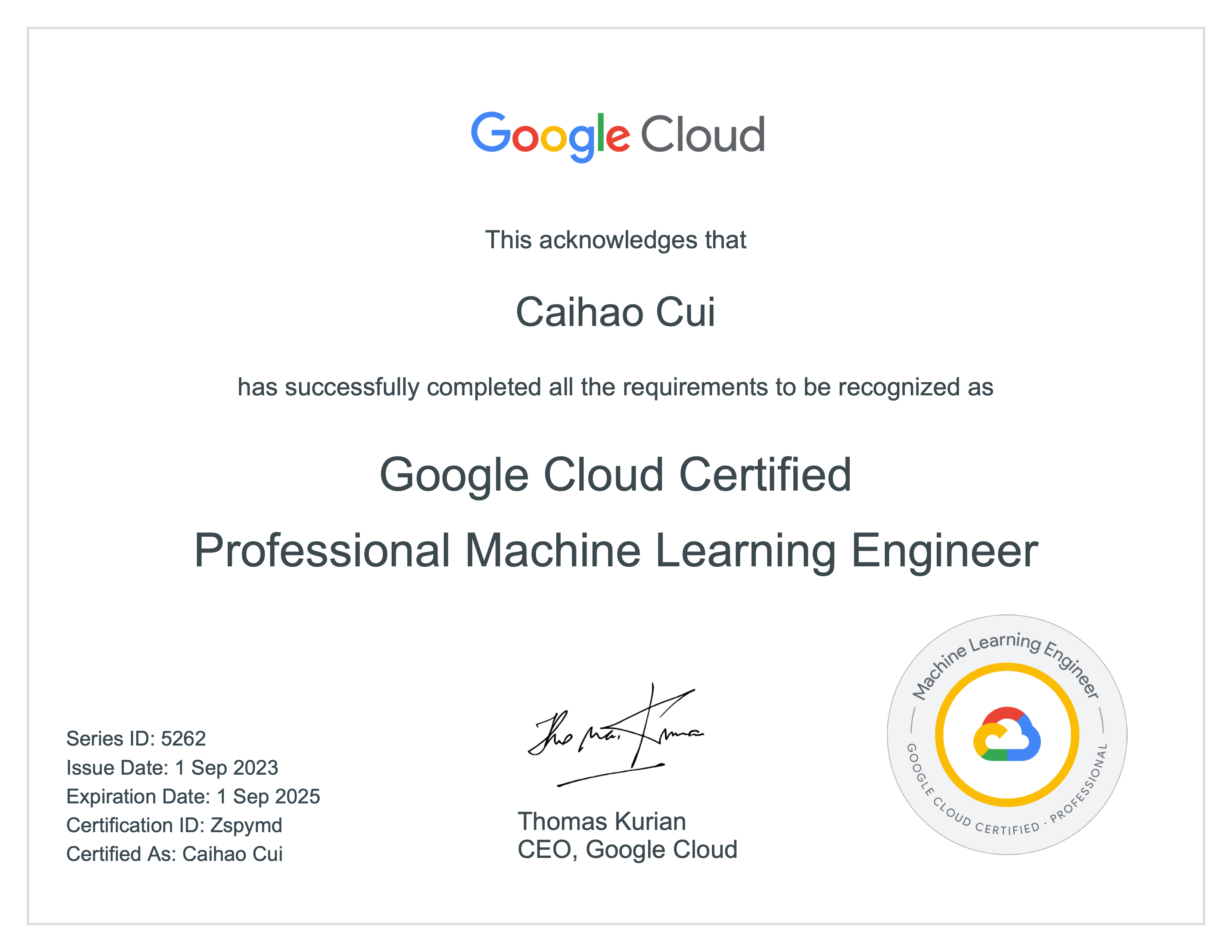 Google Cloud Professional Machine Learning Engineer Exam Prep Guide and ...